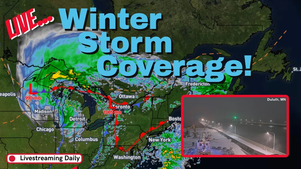 Winter Storm Coverage! - Blizzard Warnings! - YouTube