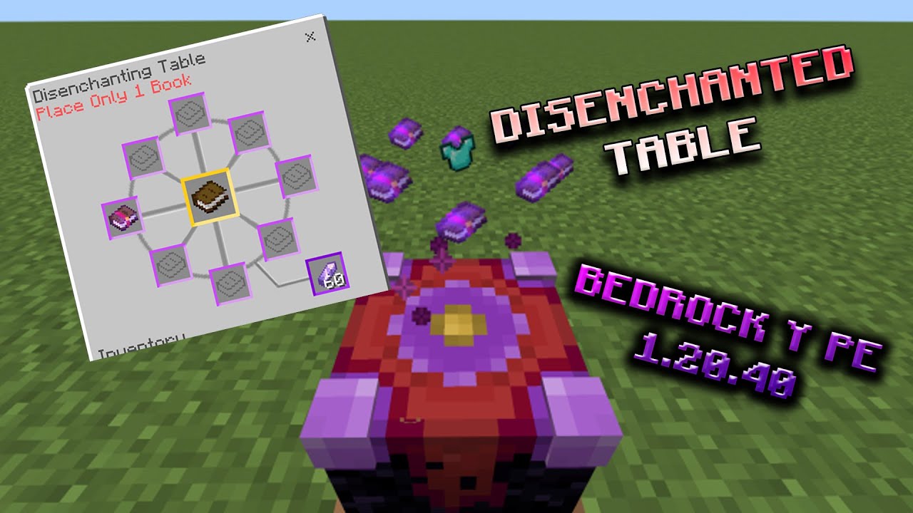 👌ADDON para DESENCANTAR para MINECRAFT PE y BEDROCK👌 | 1.20.40 | LEX ...
