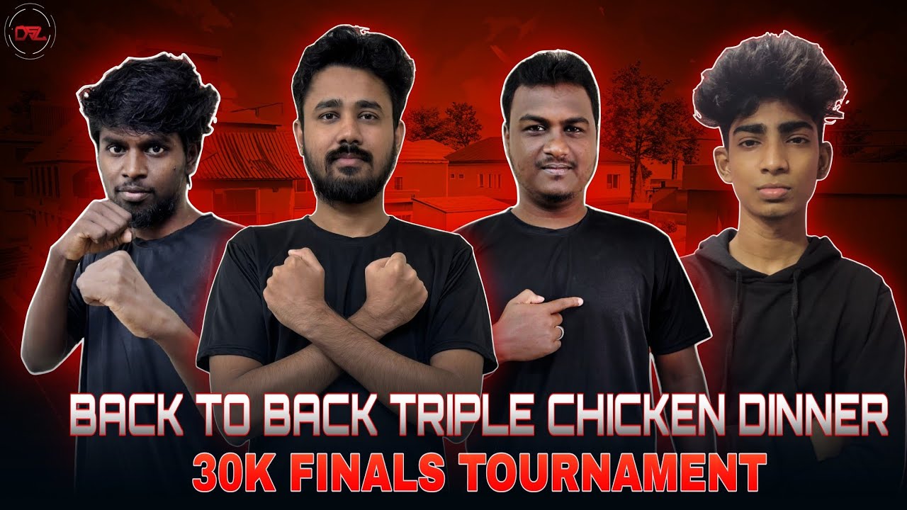 Back to Back TRIPLE CHICKEN DINNER in 30K Tournament Finals - YouTube