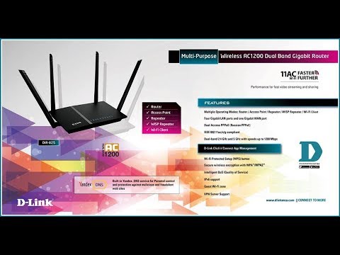 DIR-825 Settings as Access Point and Wi-Fi Client - YouTube