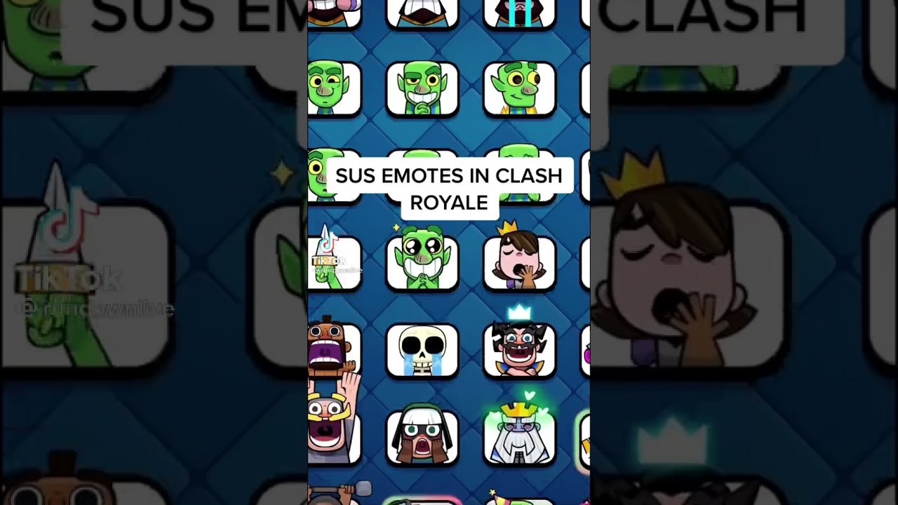 Most Sus Emotes in Clash Royale! - YouTube