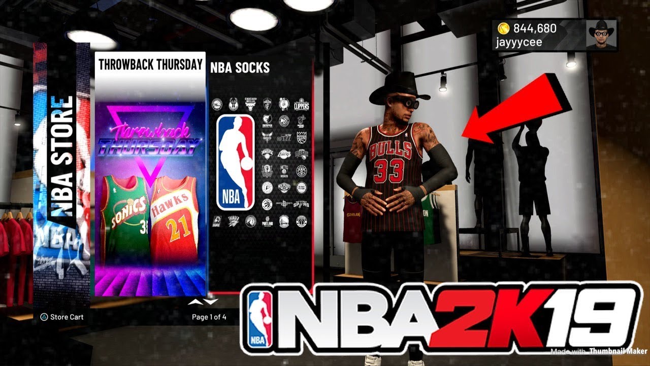 NEW NBA 2K19 THROWBACK JERSEYS IN NBA STORE NEW ITEMS IN NBA STORE NEW ...