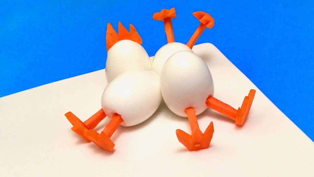 How to Make a Hatching Egg for Easter / Fun Breakfast Ideas - YouTube