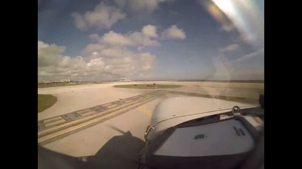 Aborted flight due to elevator trim failure, Cessna 172 - YouTube