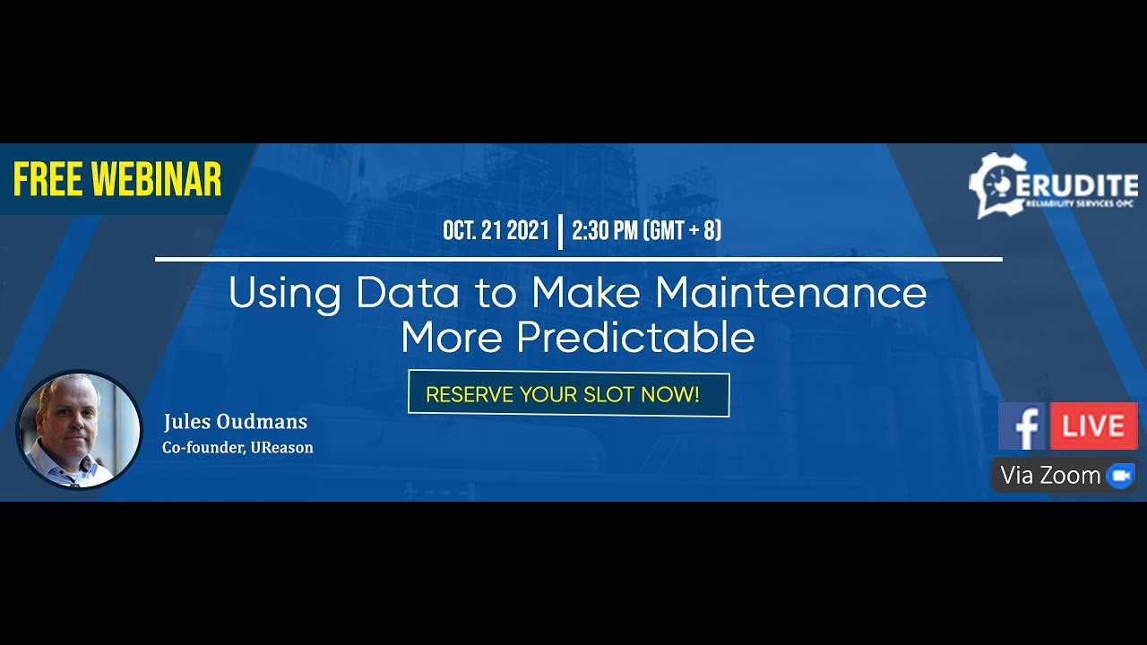 WEBINAR Data Driven Maintenance UReason - YouTube