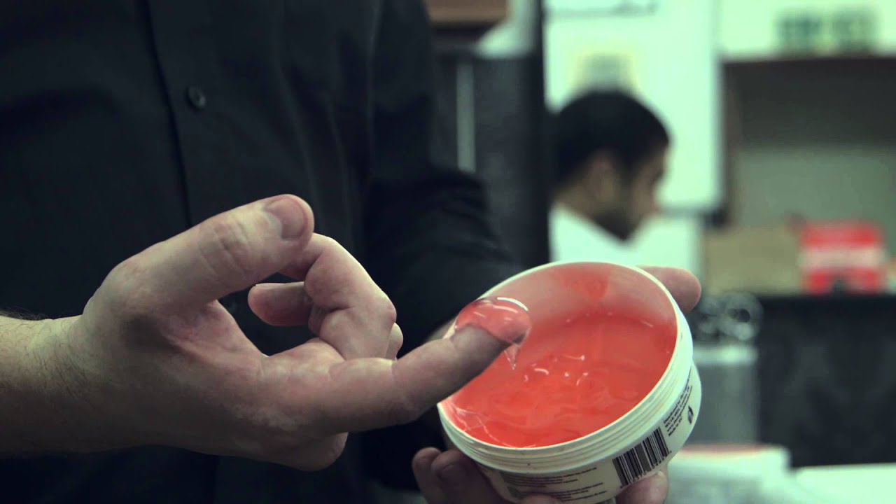 Slicked back hair using The Legends London Hair Gel - YouTube