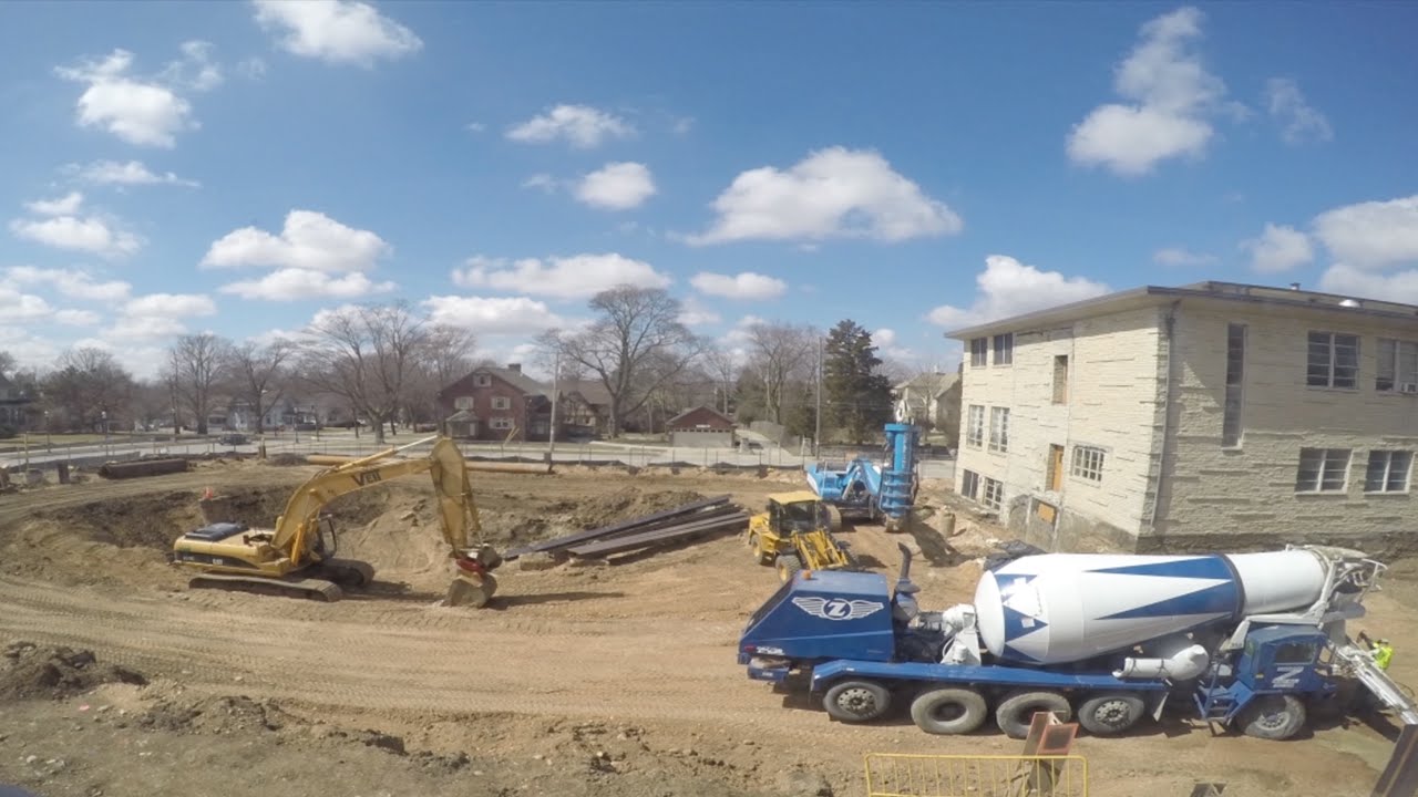 Science Building Construction Time-lapse 02 | Carroll University - YouTube