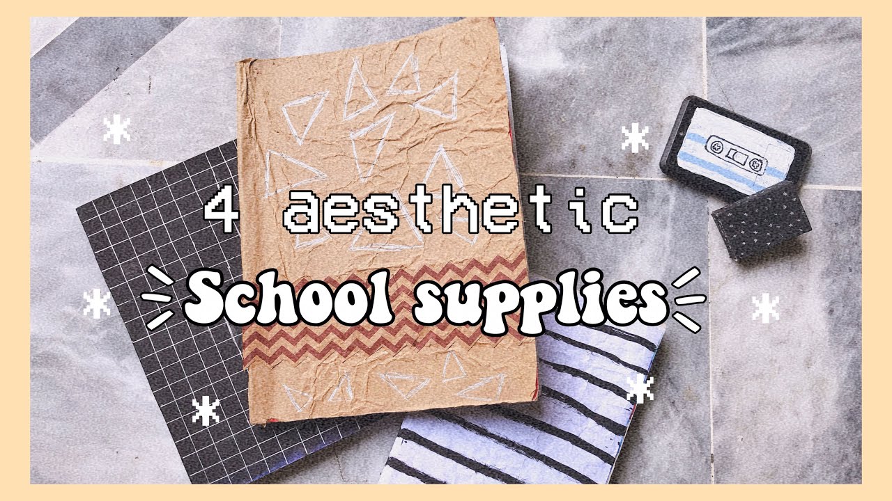 DIY Aesthetic School Supplies Aesthetic Notebook Covers And More Kreation Girl YouTube diy-aesthetic-school-supplies-aesthetic-notebook-covers-and-more-kreation-girl-youtube