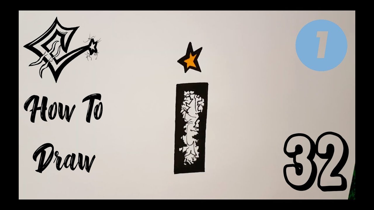 How To Draw 32 🌟 i ️ 7,5 - YouTube