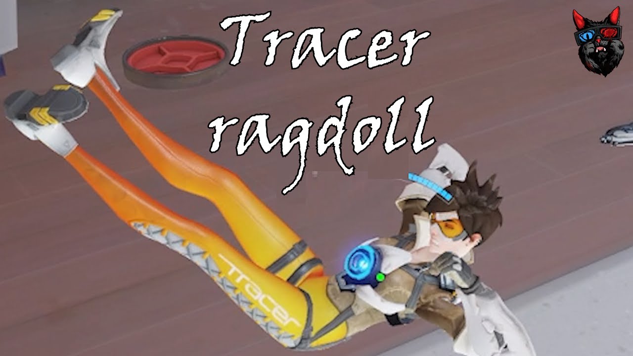 Overwatch 2 - Tracer ragdoll compilation [default skin] - YouTube