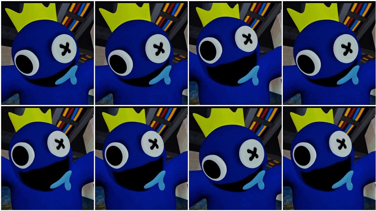 Rainbow friends Blue jumpscares - YouTube