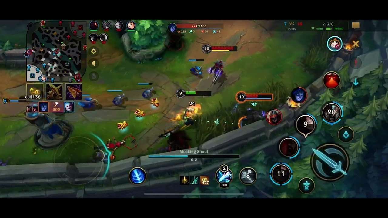 LoL Wild Rift Calligraphia Tryndmere Jungle Gameplay w Legendary Jinx ...