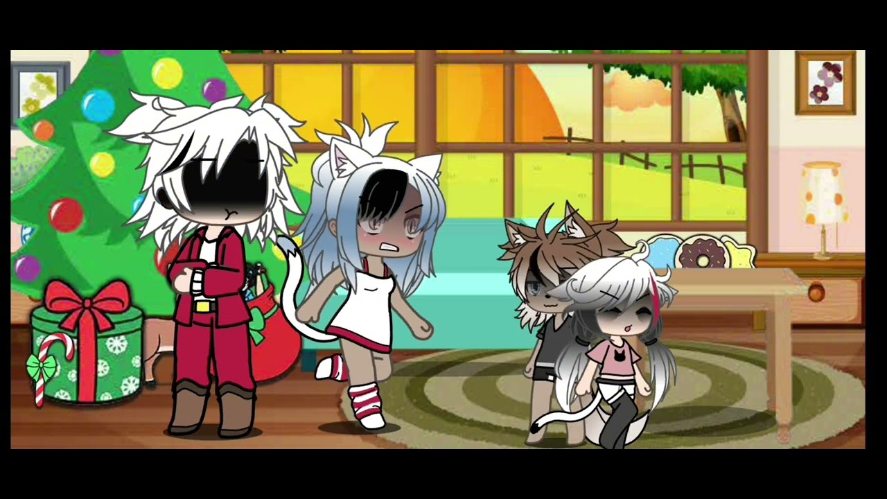 I saw mommy kissing santa Claus (Gacha life) (random ocs) - YouTube