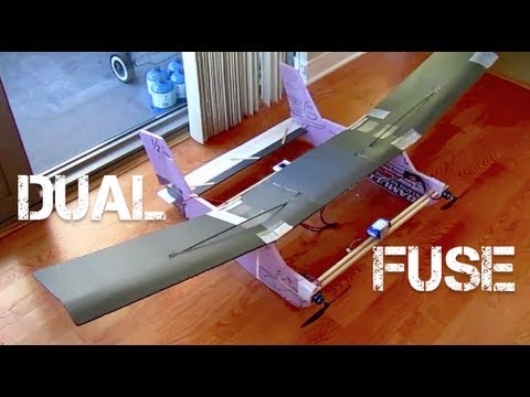 Dual Fuselage Plane - YouTube