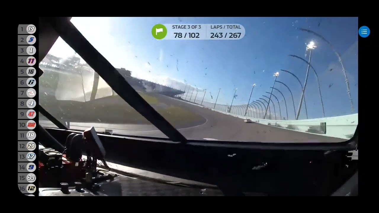 2022 Nascar Cup Series at Homestead - Tyler Reddick Crash - Call by MRN ...