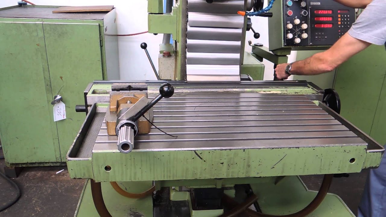 MIKRON MIKRON WF 3 SA Tool Milling Machine - YouTube