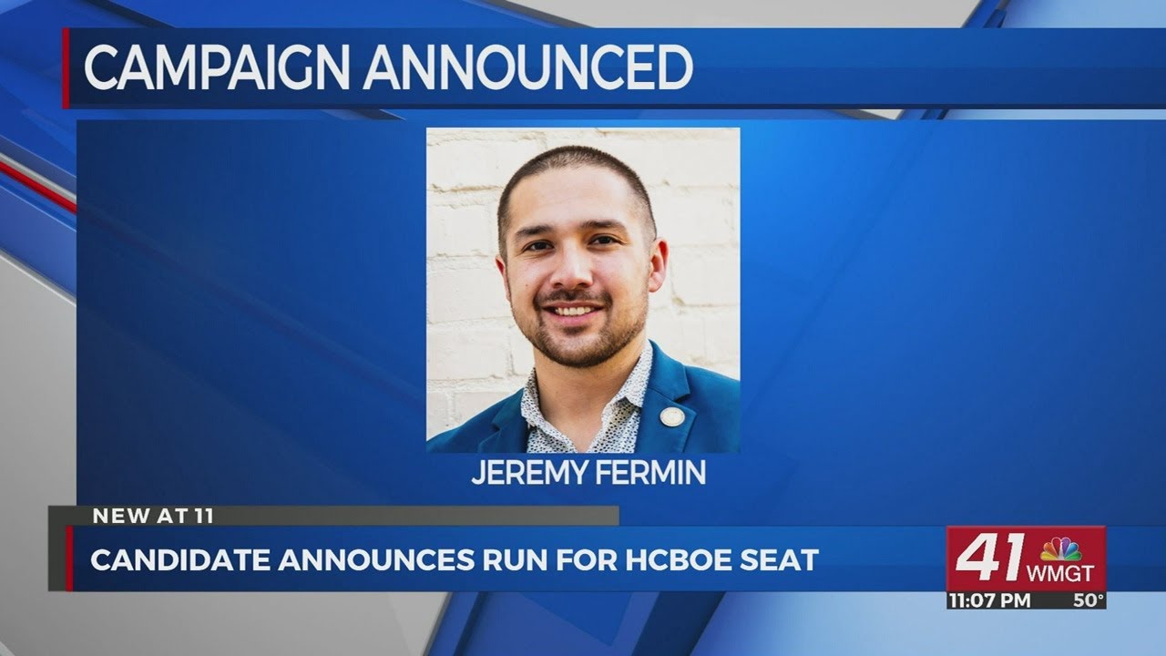 Jeremy Fermin announces run for HCBOE At-Large seat - YouTube