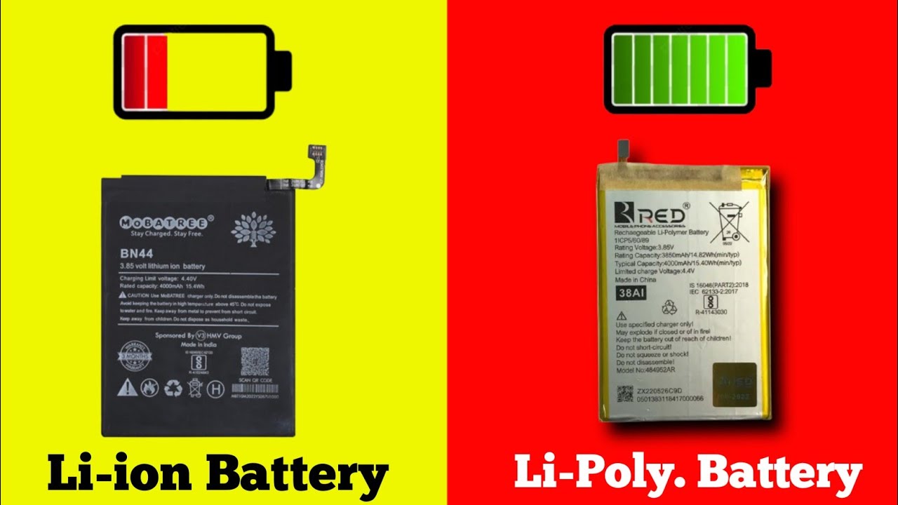 Mobile Battery Type Li-ion vs Li-Polymer ! - YouTube