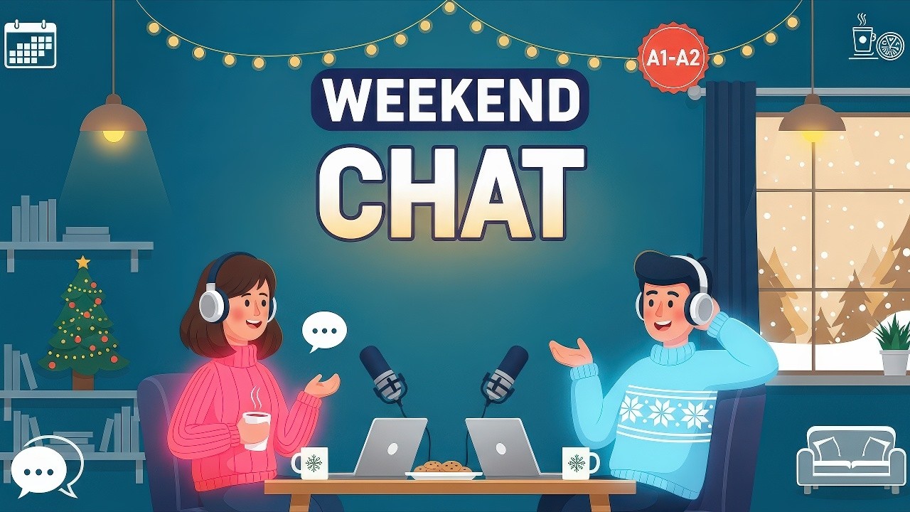 Real English CONVERSATION: Weekend Plans & Chat A1 | English Podcast ...