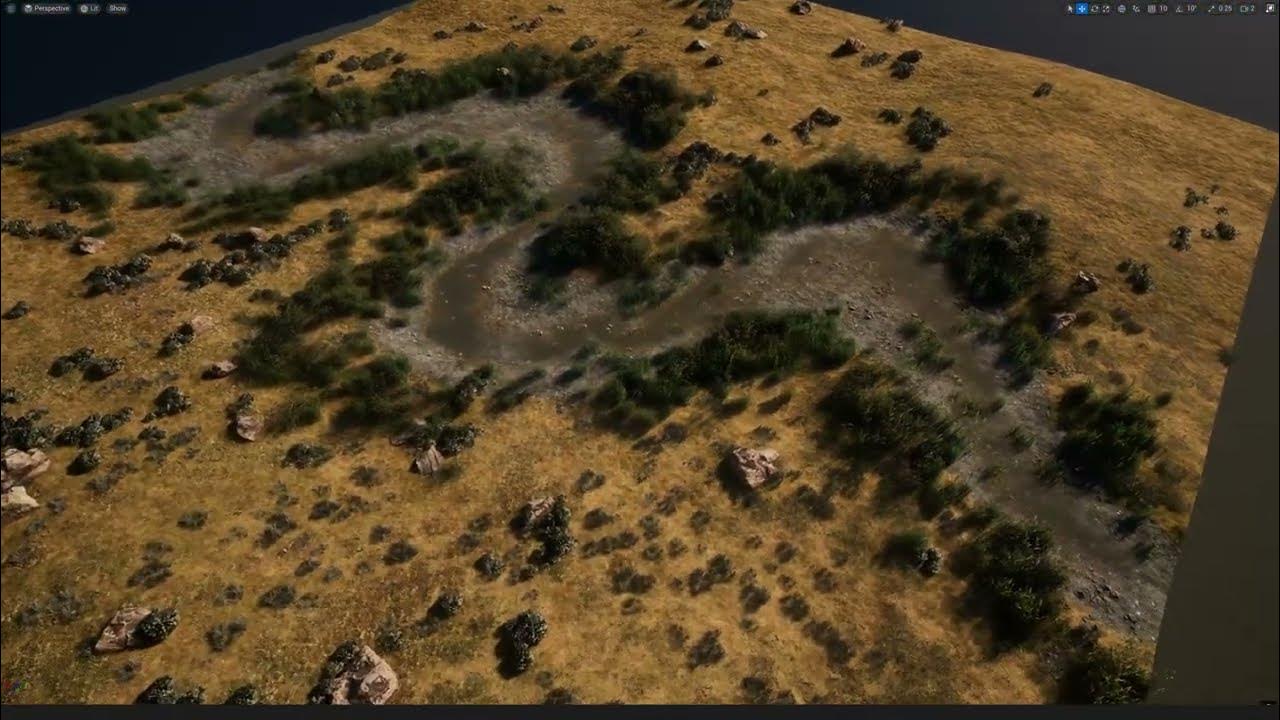 Procedural World Generator - River (Manual Painting) / TUTORIAL #ue5 #unrealengine #gamedev #pcg ...