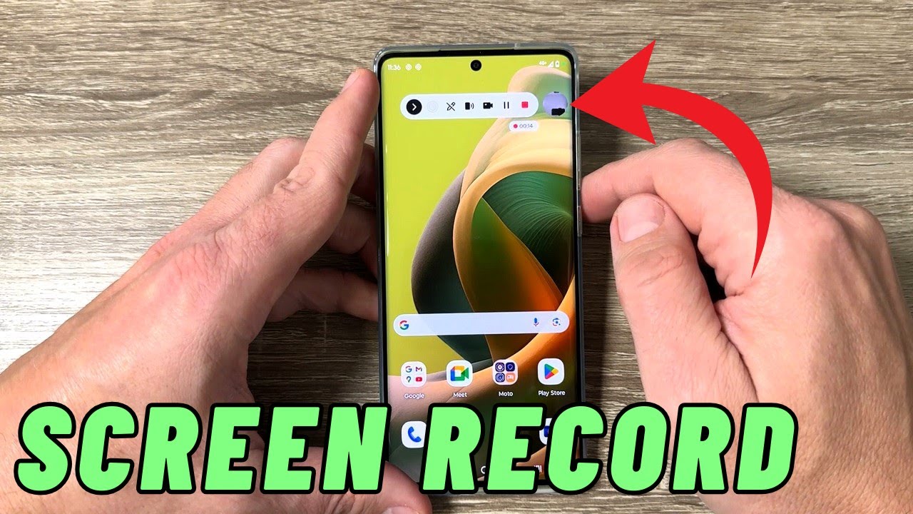 SCREEN RECORD on Motorola Phones | How to - YouTube