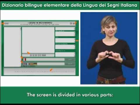 Dictionary Demo+DVD LIS - Italian Sign Language - YouTube