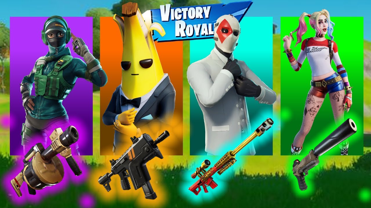 The *RANDOM* SKIN Challenge in Fortnite - YouTube