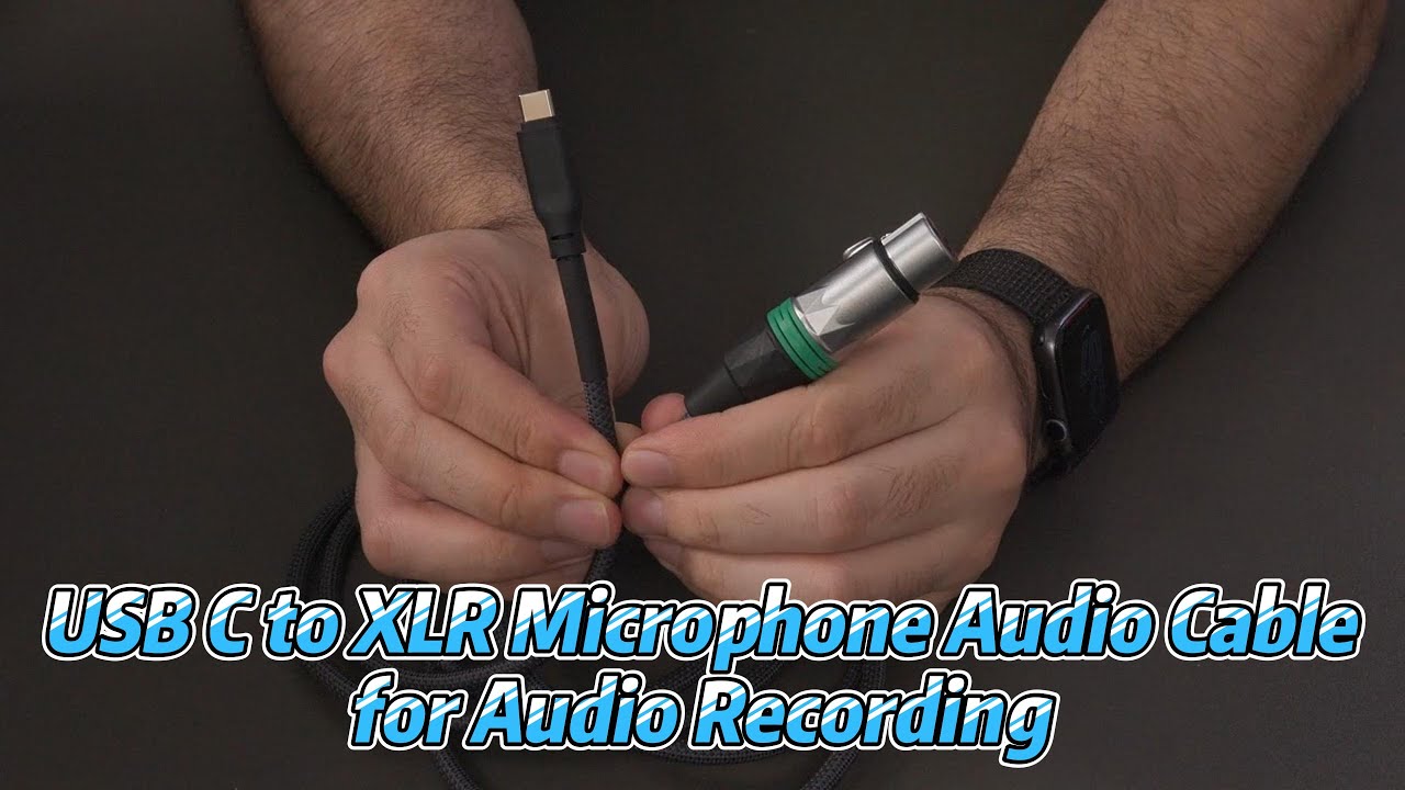 🎧 J&D USB-C to XLR Mic Cable – Clean, Clear, Compatible - YouTube