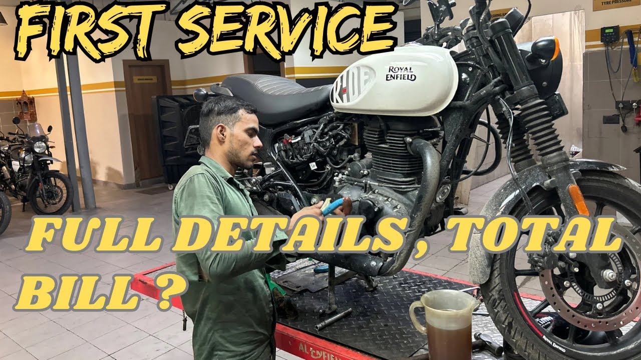 RE Hunter 350 First Service , Full details Total price | First free ...