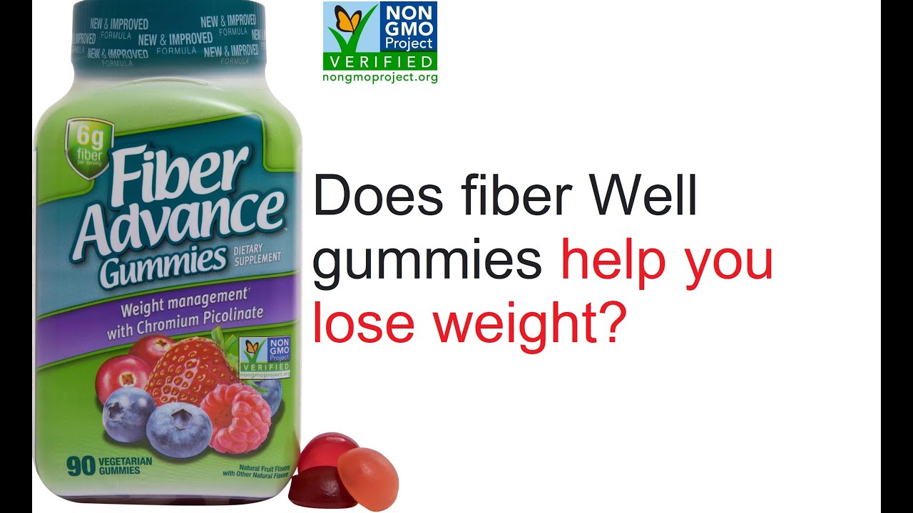 Fiber Advance Weight Management Daily Fiber Gummies, 90 Ct - YouTube