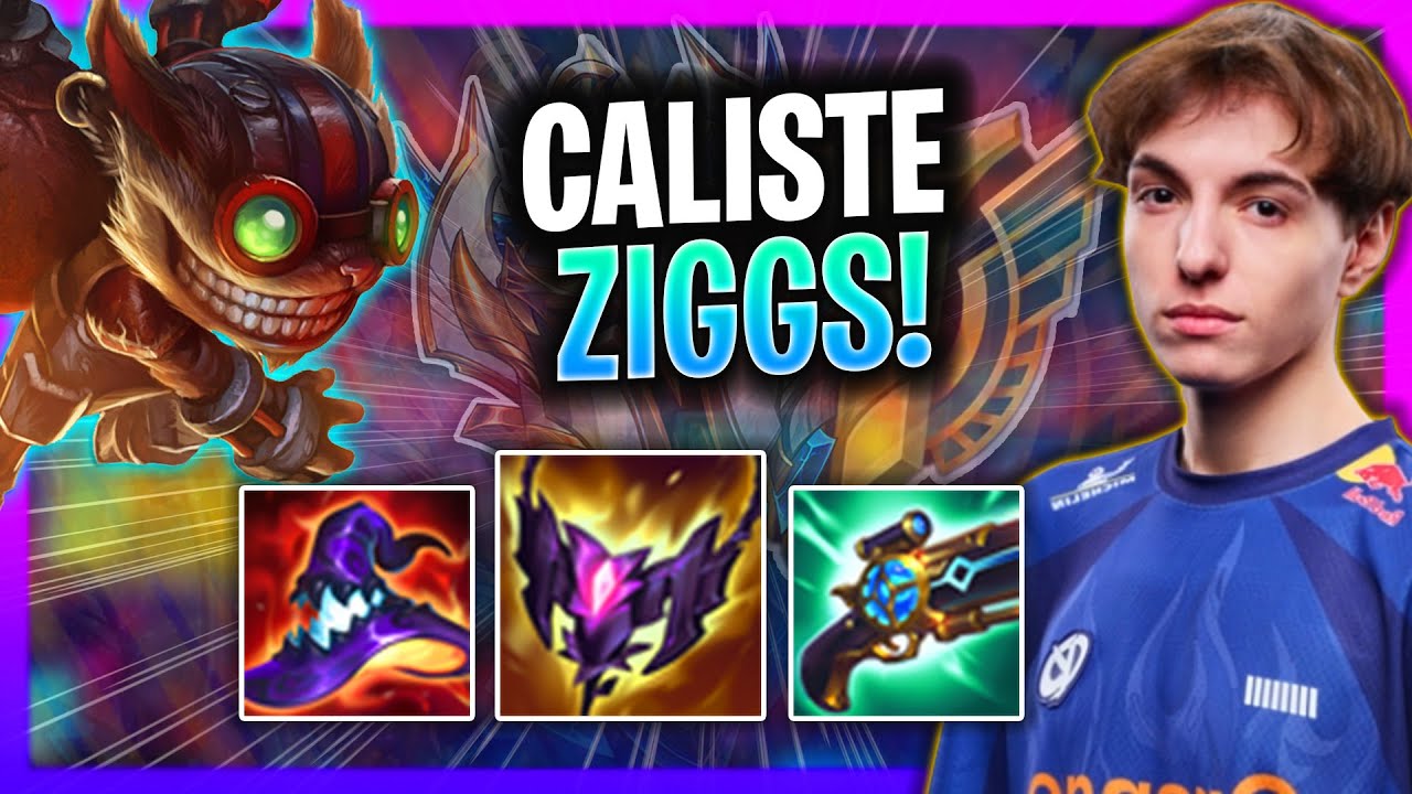 CALISTE IS A GOD WITH ZIGGS! | KC Caliste Plays Ziggs ADC vs Miss ...
