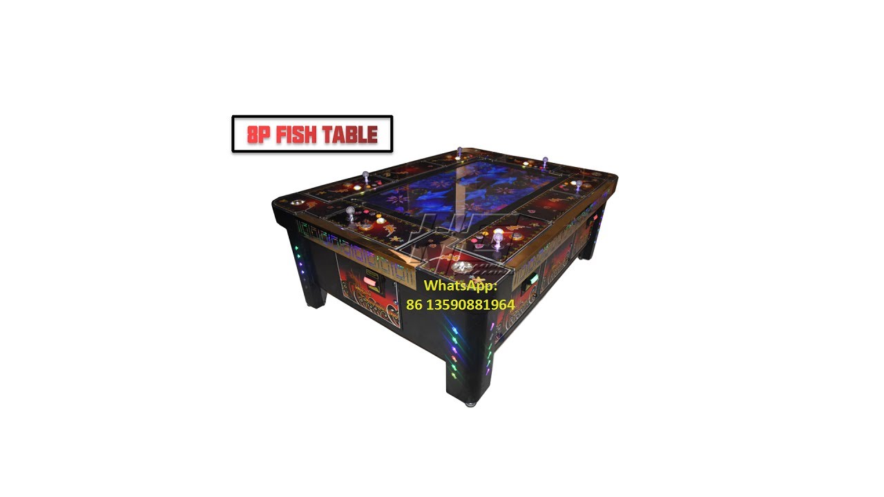 8 Players 55 Inch Fish Game Machine Can Install IGS Original Fish Game ...