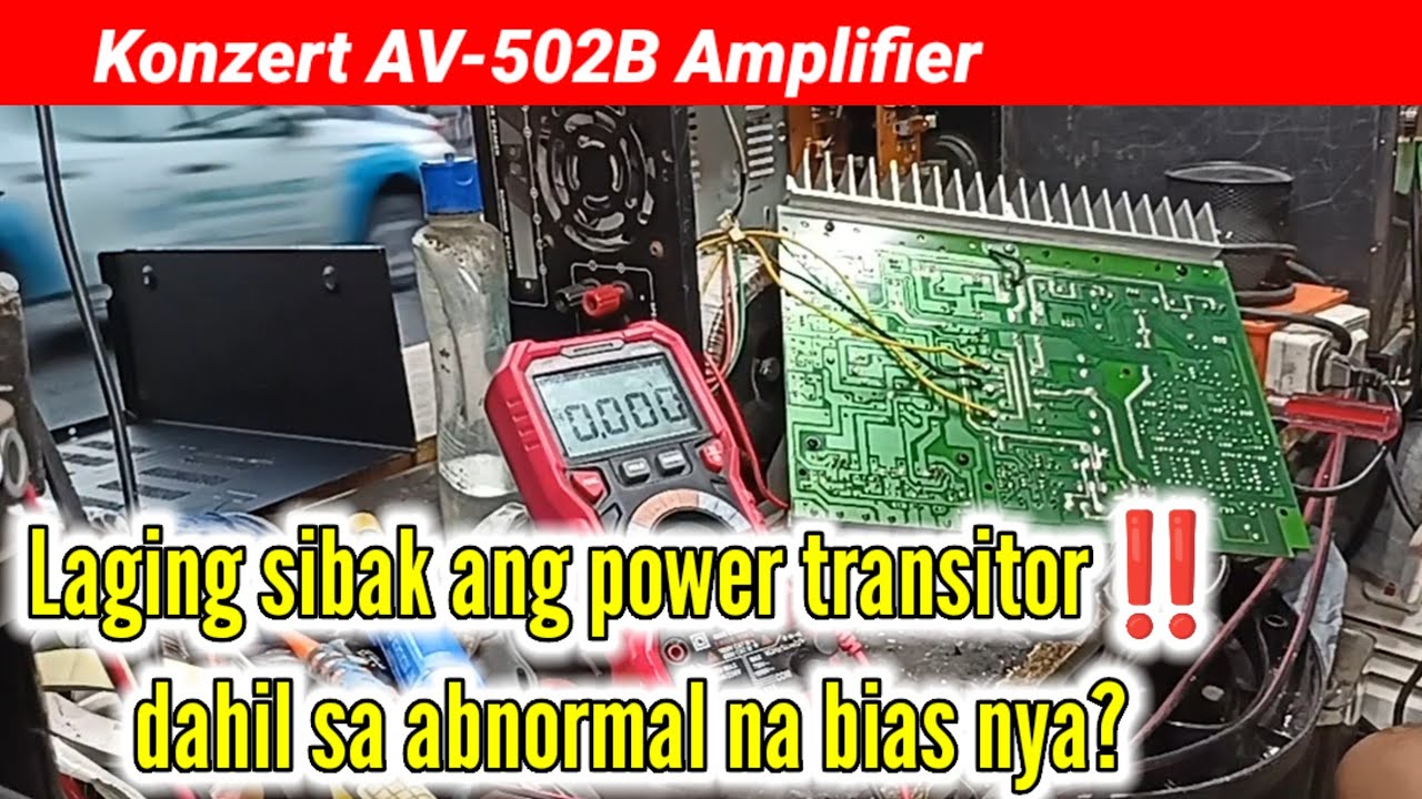 Konzert av 502b Amplifier ‼️ Laging putok ang power transistor , Paano ayusin ? - YouTube