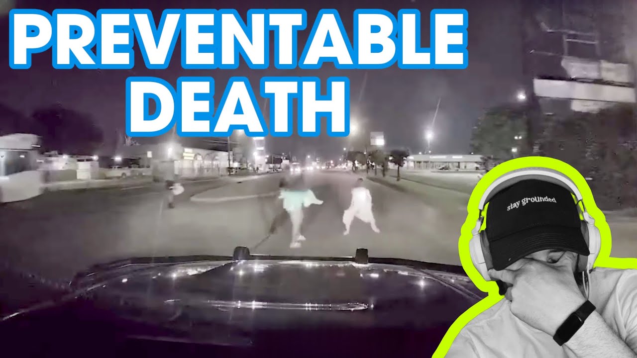 Houston Police Cruiser Hits Pedestrian - YouTube