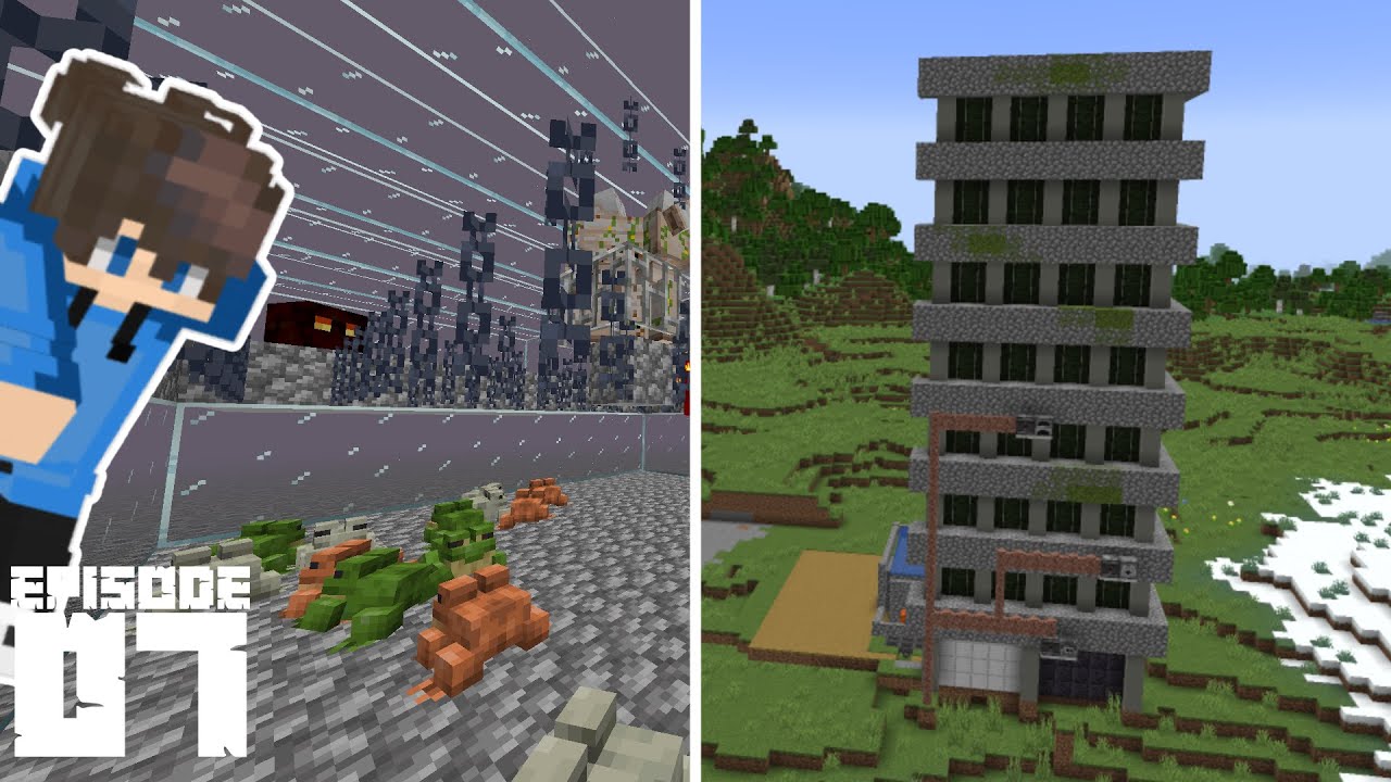 The start of my MEGA BASE - SMP Series - EP 7 - YouTube