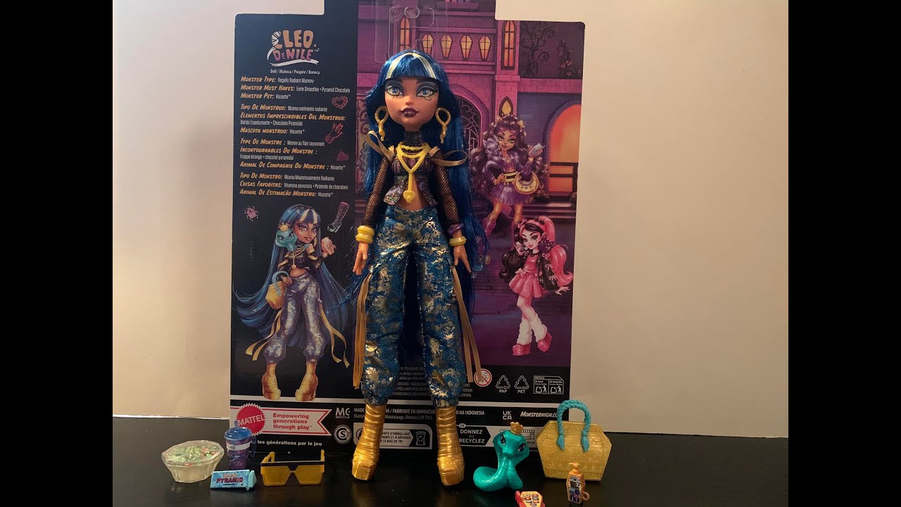 Monster High G3 Core Refresh 2 Cleo De Nile review - YouTube