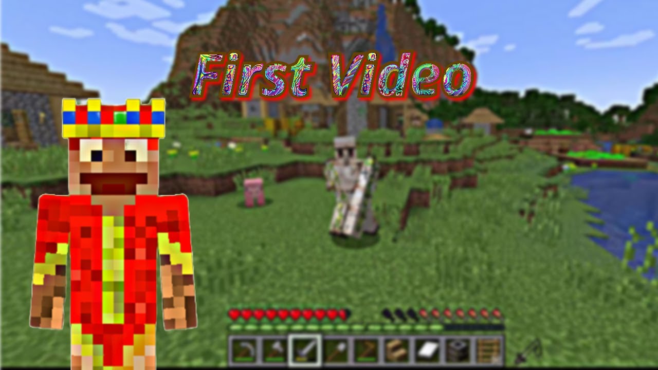 My first Minecraft video - YouTube