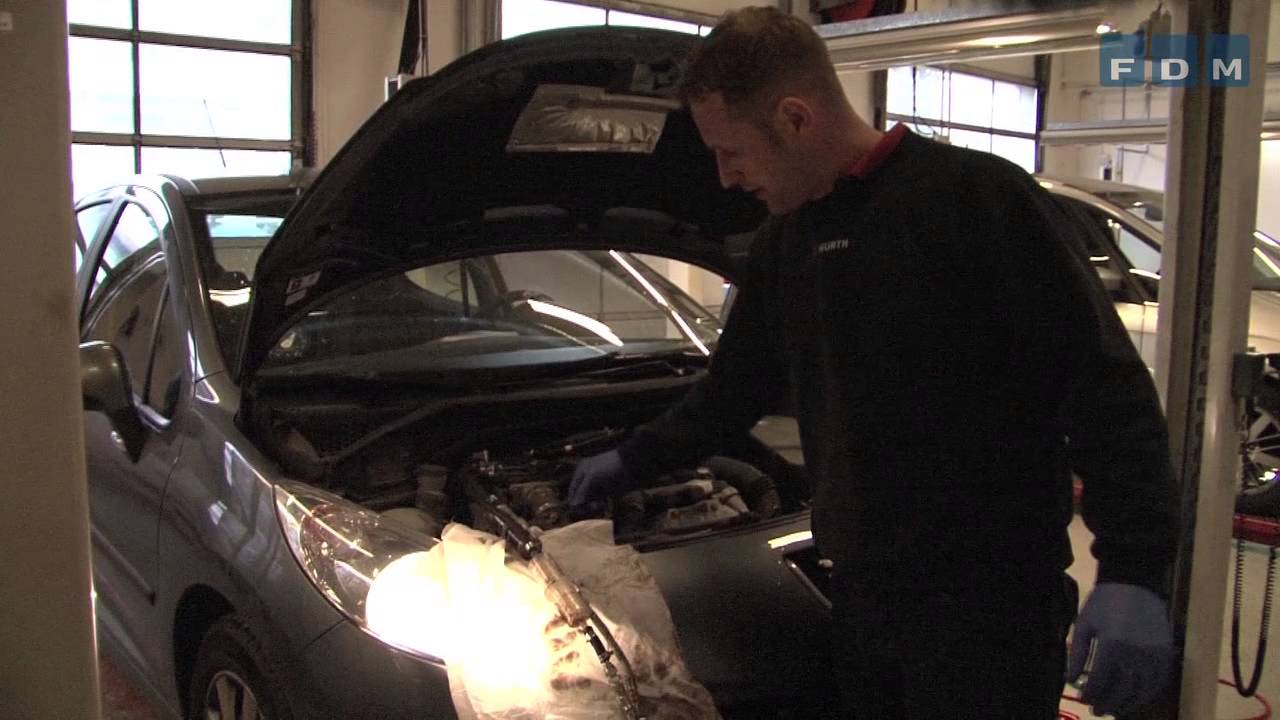 Sådan virker koncentreret rens af brændstofsystemet - YouTube