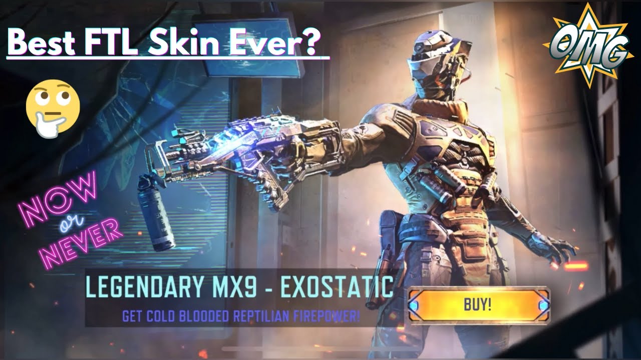 One of the Best looking FTL Skin NGL & Legendary MX9 - Exostatic Gameplay | Skirmisher Draw ...