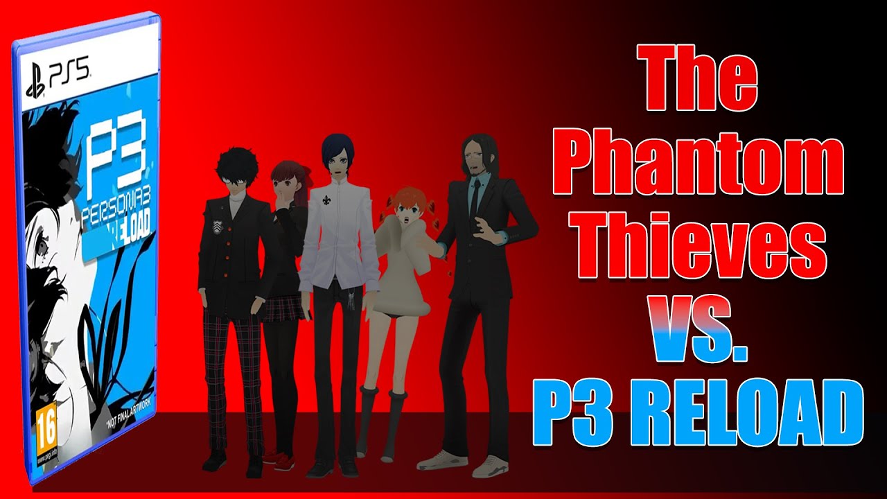 The Phantom Thieves VS. P3 Reload (Animated Short) - YouTube