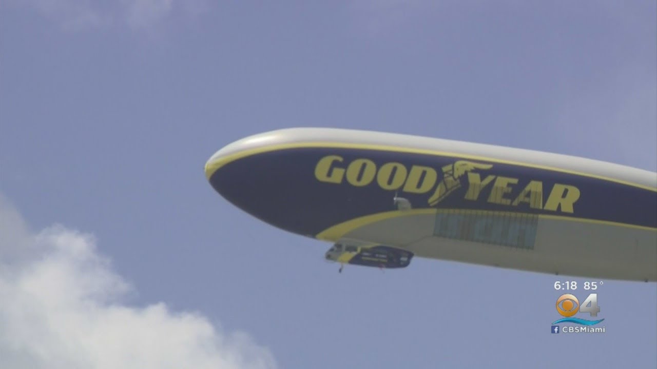 Goodyear Blimp Flies Over South Florida To Thank Healthcare Heroes ...