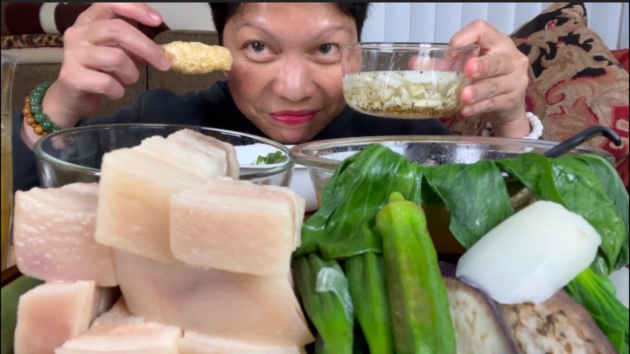 PORK BELLY SINIGANG MUKBANG l FILIPINO FOOD | MUKBANG PHILIPPINES - YouTube