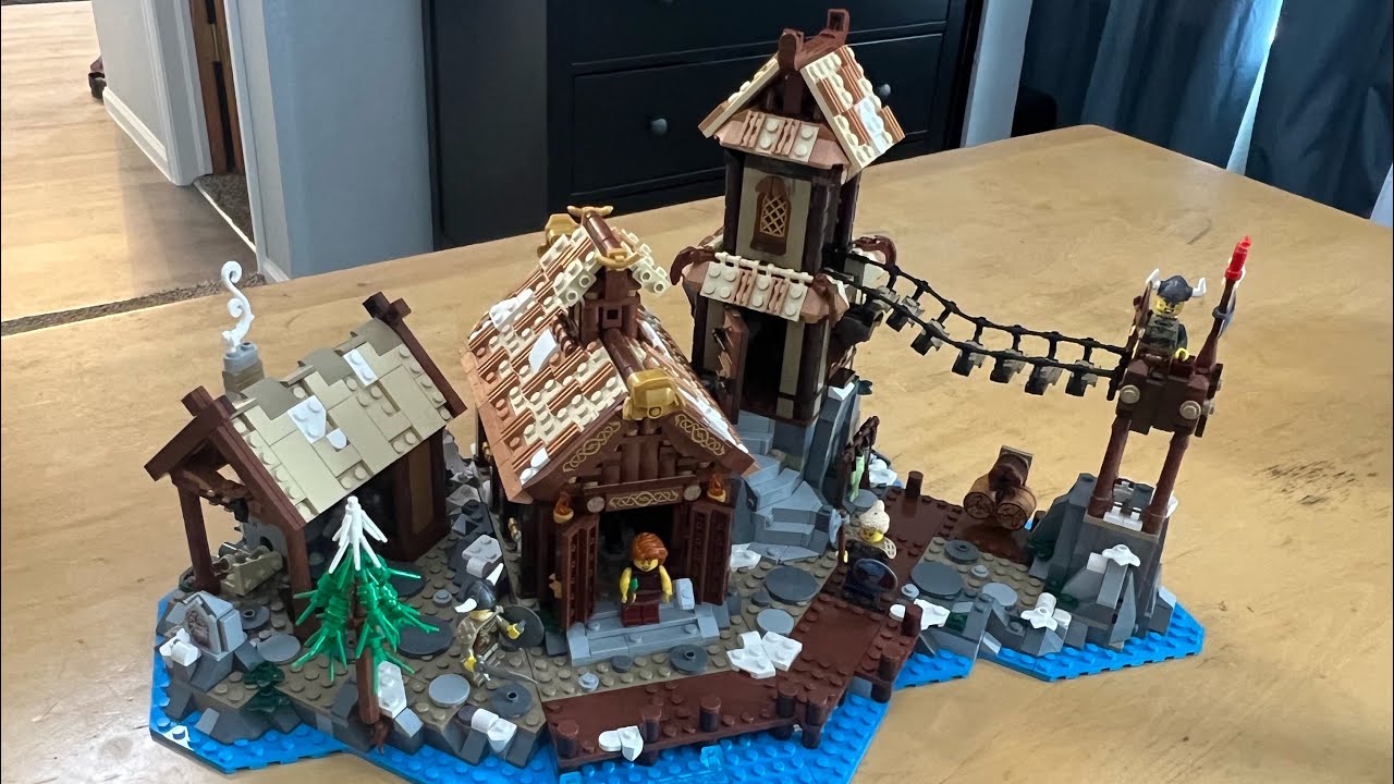 Lego Viking Village Build - YouTube