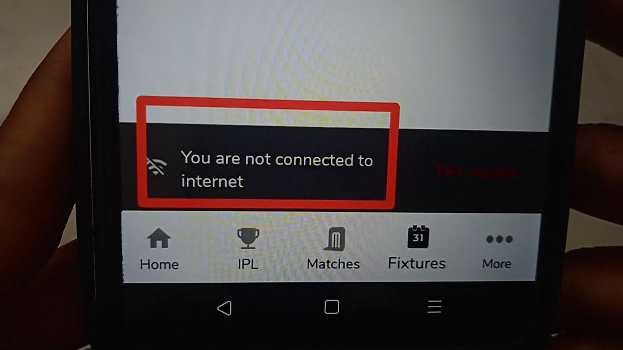 How to fix You are not connected to internet in CREX-Cricket Exchange ...