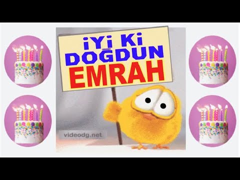 iyi ki dogdun EMRAH