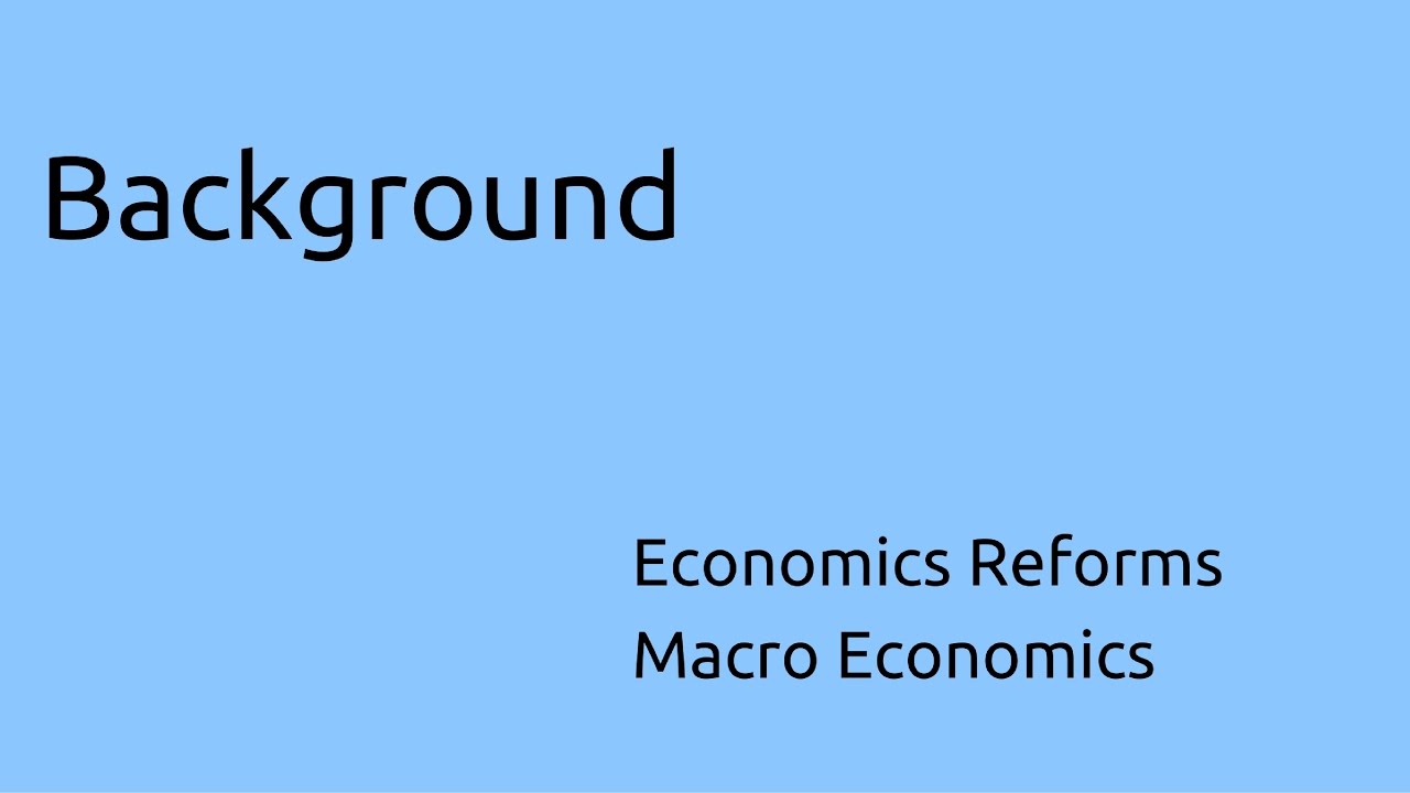 Background of Economic Reform | Economics Reforms | CA CPT | CS & CMA ...