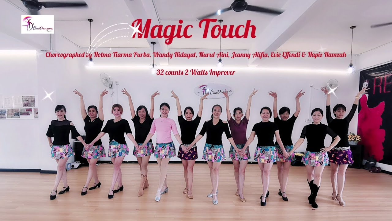 Magic Touch line dance - YouTube