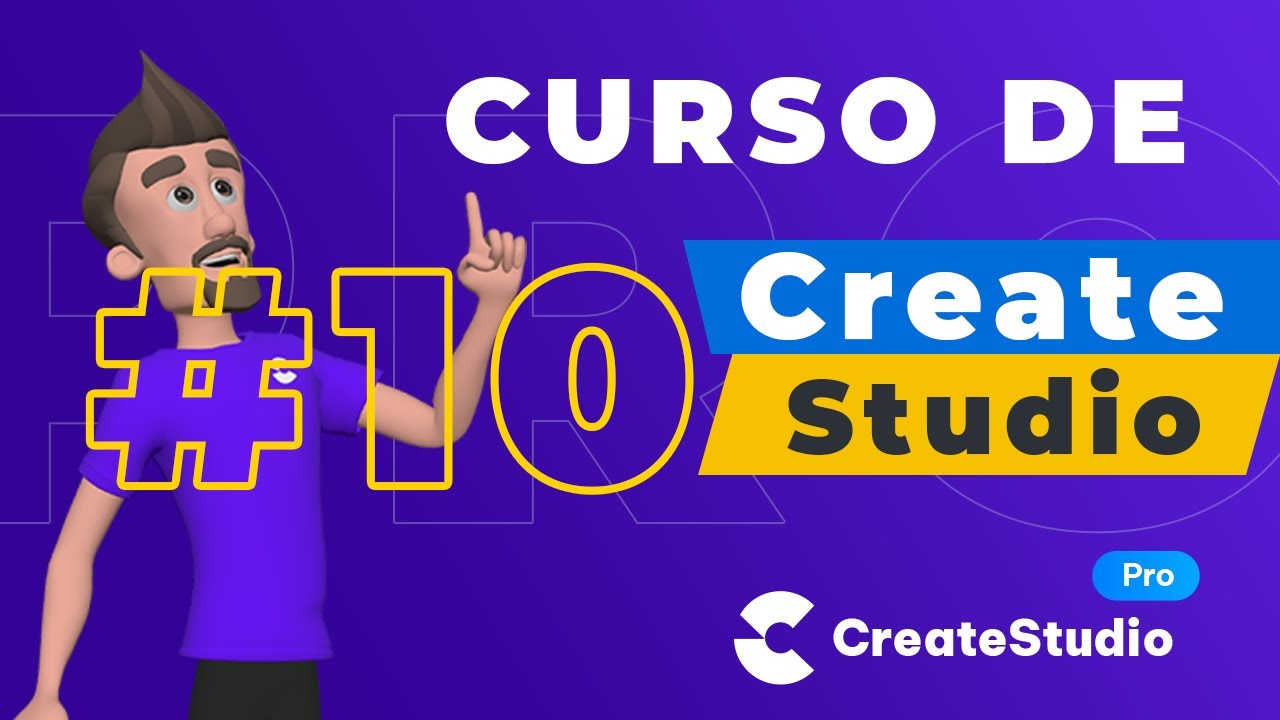 #10 🔴 curso de create studio pro en español | 🎬 Como crear logo animado ...