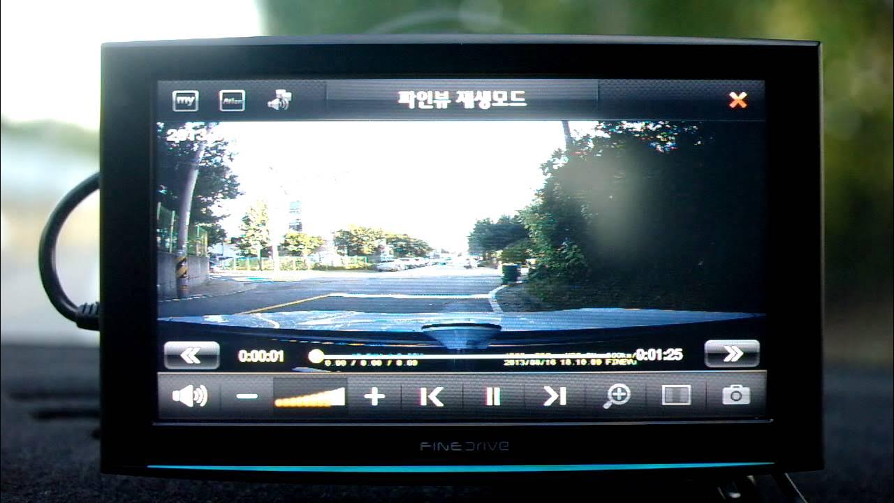 파인드라이브 iq3d 5000 파인뷰 연동영상 - YouTube