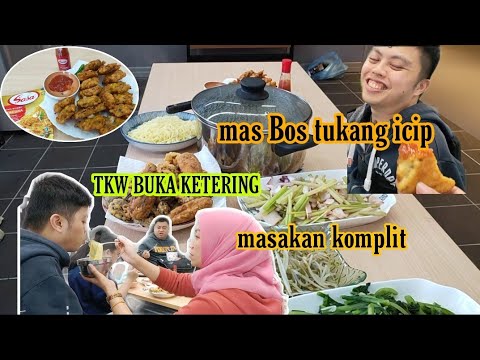 TKW TAIWAN BUKA KATERING//kok bisw 😂//Indahnya kebersamaan//Cerita TKW TAIWAN